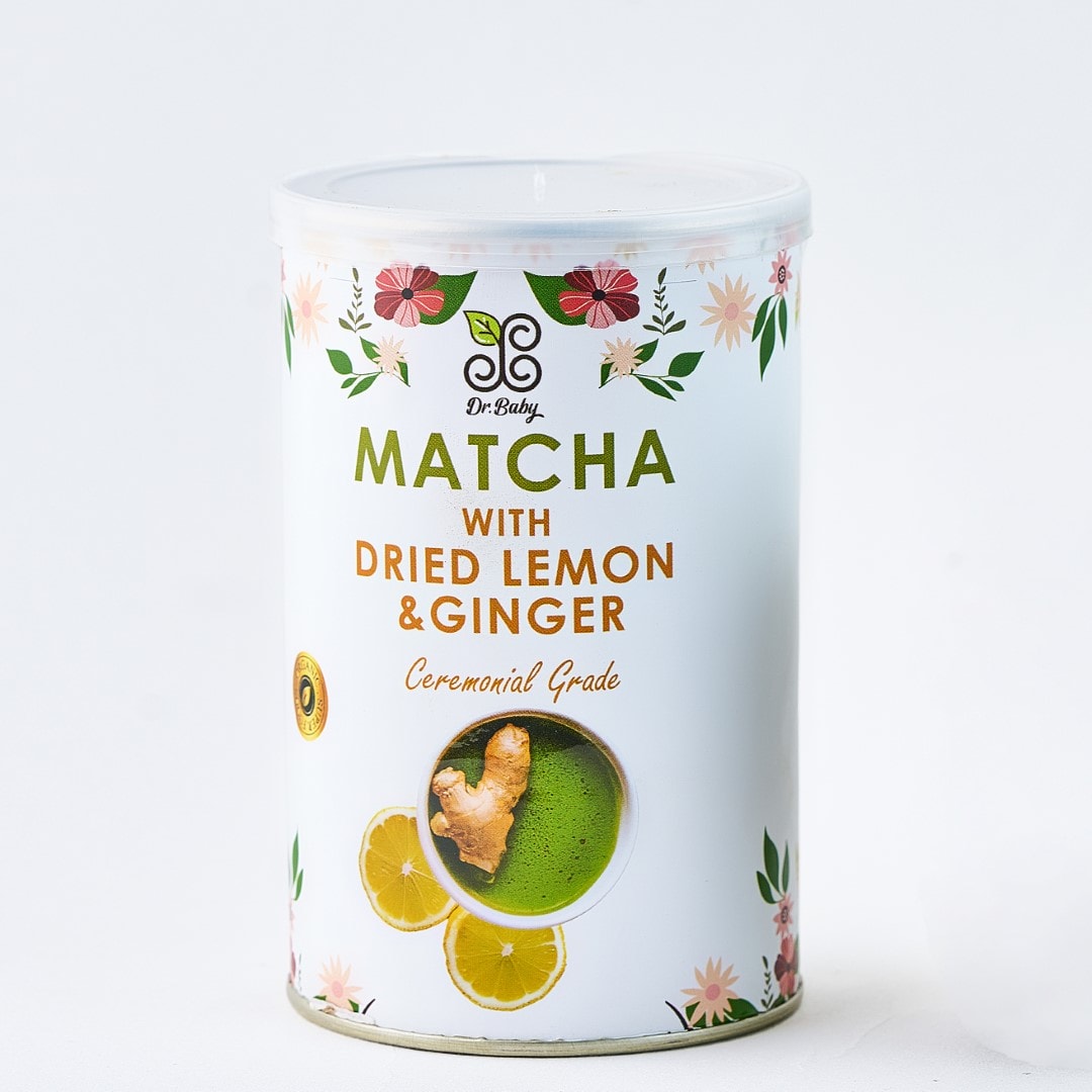 Matcha with Dried Lemon and Ginger – drbabyco